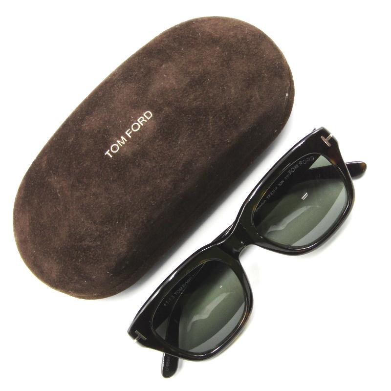 TOM FORD 美品 トムフォード サングラス Snowdon TF237-F スノードン ウェリントン フルフィット イタリア製 52N ダークハバナ 65006796 : クラシック ...