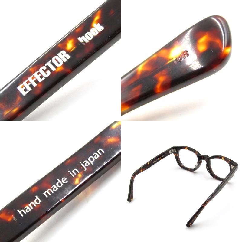 EFFECTOR エフェクター メガネフレーム hook フック ウェリントン 8mm生地 日本製 TUR トートイズ 65006878 : 65006878 : クラシック - 通販 ...