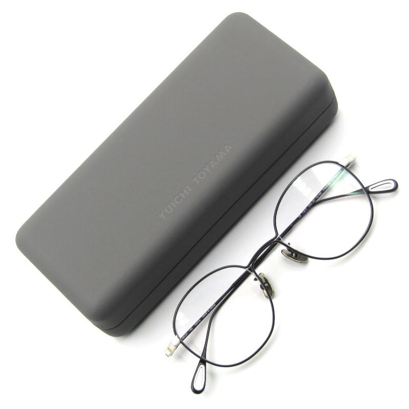 未使用 YUICHI TOYAMA. ユウイチトヤマ メガネフレーム U-165 Georg スクエア/ウェリントン 日本製 01 Matt black/Silver 65006884 ...