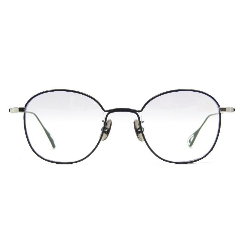 未使用 YUICHI TOYAMA. ユウイチトヤマ メガネフレーム U-165 Georg スクエア/ウェリントン 日本製 01 Matt black/Silver 65006884 ...