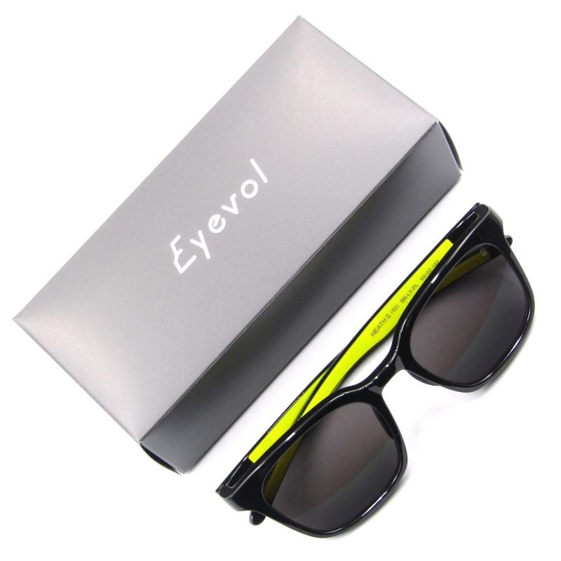 未使用 Eyevol アイヴォル サングラス HEATH III 53 BK-LY-BK.PL ヒース3 偏光 日本製 ブラック/イエロー 65006892 : クラシック - 通販 ...