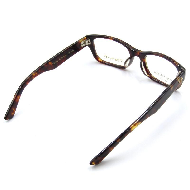 未使用 Ptolemy48 トレミー48 メガネフレーム VC-002 Vintage Celluloid 12K Gold 日本製 ...