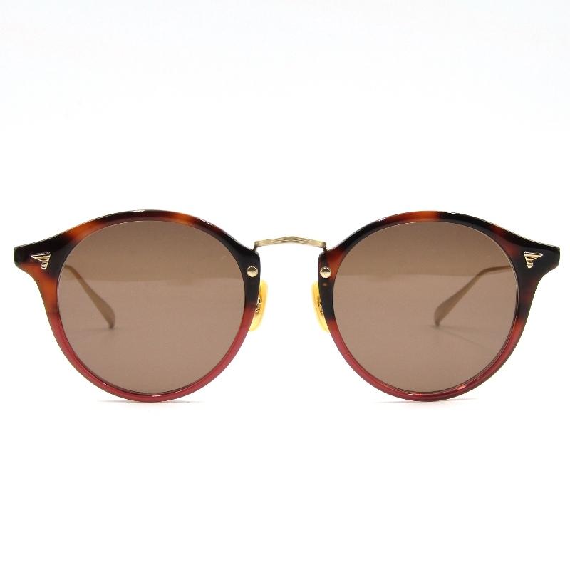 未使用 BJ CLASSIC COLLECTION BJクラシック サングラス COM-561GT 日本製 COMBI C-101-6 ダークデミ/レッドII/マットゴールド 65007191 ...