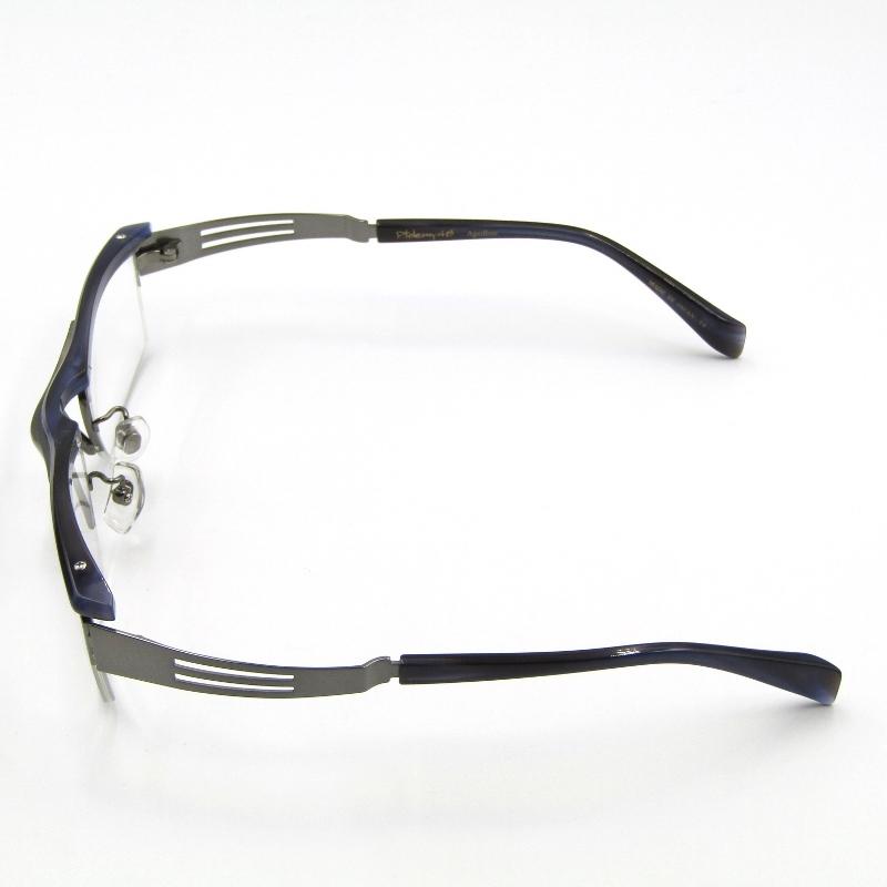 未使用 Ptolemy48 トレミー48 メガネフレーム AP-014 APOLLON 日本製 アポロン ウェリントン ハーフリム BL ブルー/ガンメタル 65007274 : クラシック ...