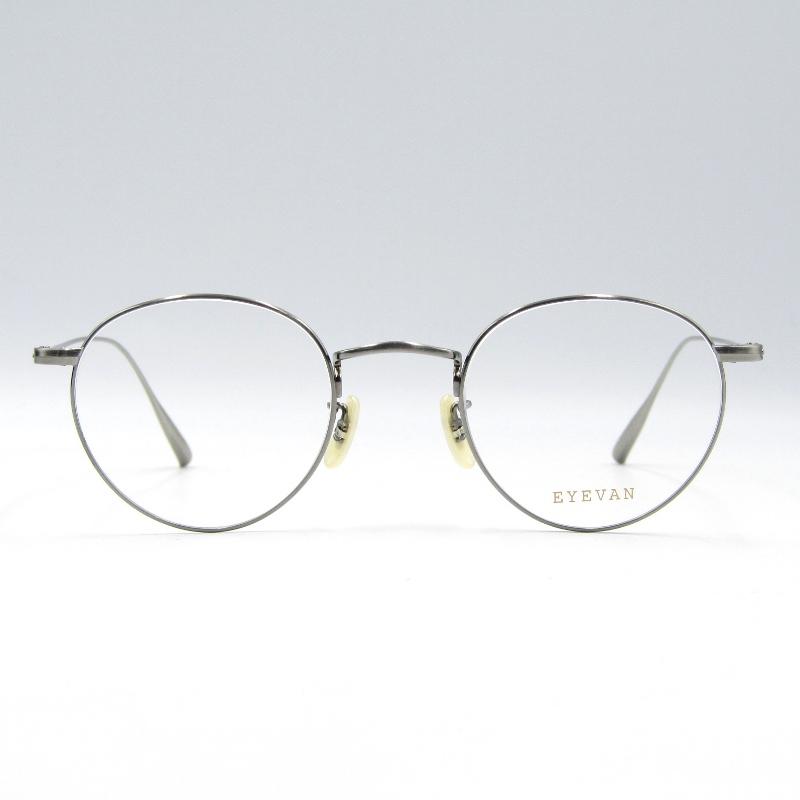 美品 EYEVAN アイヴァン メガネフレーム Sparkle 45 日本製 スパークル ボストン P ピューター 65007388 : クラシック - 通販 - Yahoo!ショッピング