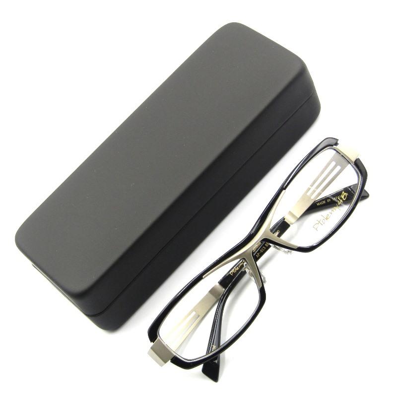 未使用 Ptolemy48 トレミー48 メガネフレーム AP-013 APOLLON 日本製 アポロン シートメタル BKM ブラック ...