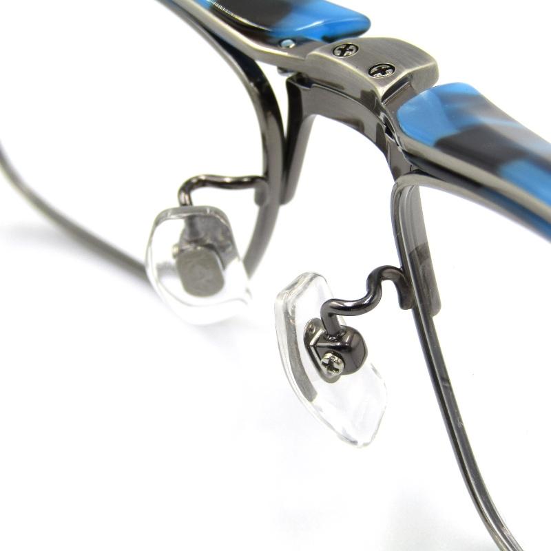 美品 Ptolemy48 トレミー48 メガネフレーム AP-030 APOLLON 日本製 訳あり アポロン ウェリントン BL ブルーデミ/シルバー 65007485 : クラシック ...