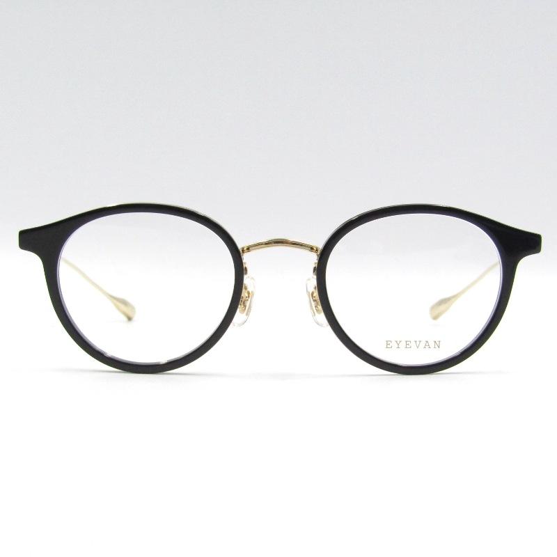 未使用 EYEVAN アイヴァン メガネフレーム Graff 日本製 グラフ ボストン パント コンビ PBK ピアノブラック/ゴールド 65007749 : クラシック - 通販 ...