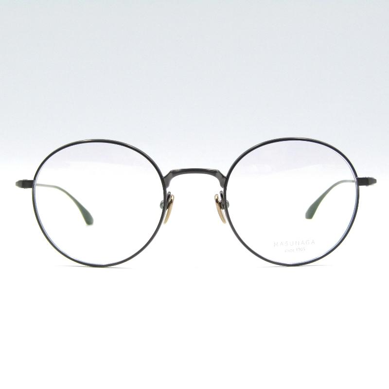 未使用 MASUNAGA since 1905 マスナガ 増永眼鏡 メガネフレーム WRIGHT 日本製 ライト ラウンド #29 BLACK 65008088 : クラシック - 通販 ...