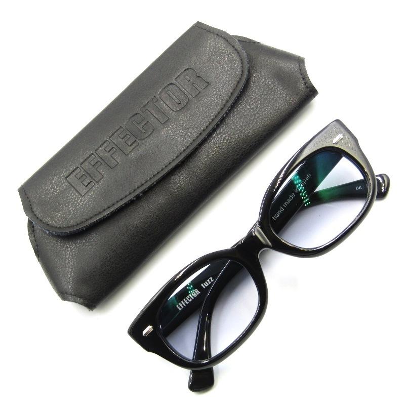 EFFECTOR 美品 エフェクター サングラス fuzz 日本製 ファズ ウェリントン 8mm生地 BK 65008118 : クラシック - 通販 - Yahoo!ショッピング