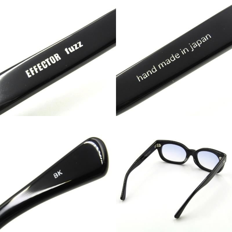 EFFECTOR 美品 エフェクター サングラス fuzz 日本製 ファズ ウェリントン 8mm生地 BK 65008118 : クラシック - 通販 - Yahoo!ショッピング