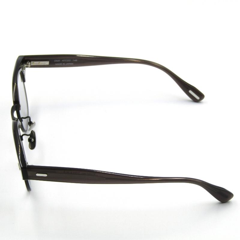 美品 YUICHI TOYAMA. ユウイチトヤマ U-151 OMA 度入り 日本製 スクエア ブロウ 04 Charcoal Gray/Matt Black 65008152 ...