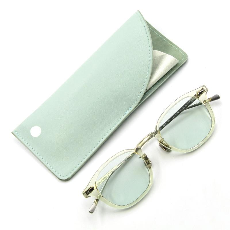 美品 NOCHINO OPTICAL ノチノオプティカル サングラス JIFUSAN 日本製 ジフサン ボスリントン #5 CITRON/SILVER 65008229 : クラシック ...