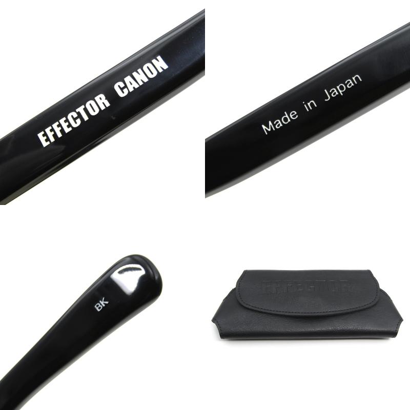 EFFECTOR 未使用 エフェクター ルイスレザー サングラス CANON 日本製 カノン オーバル/ボストン 8mm生地 BK 65009153 : クラシック - 通販 - Yahoo ...