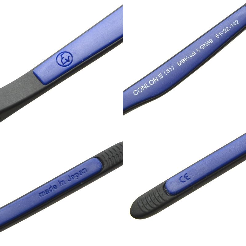 未使用 Eyevol アイヴォル サングラス CONLON III 51 MBK-vol.3 GN69 日本製 コンロン3 マットブラック ...