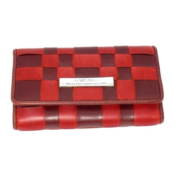 良品 GARNI ガルニ Block Key Case キーケース 赤 レッド GL14032 【中古】70002999 : 70002999 ...