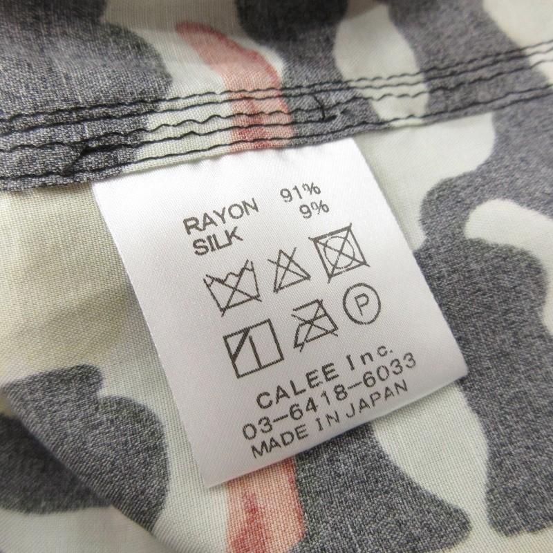 CALEE キャリー 18SS 半袖ワークシャツ オープンカラー 総柄 CL-18SS07 ブラック 黒 メンズ 中古 70008266 : クラシック - 通販 - Yahoo!ショッピング