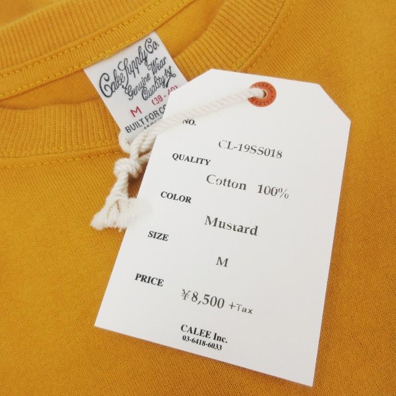 CALEE 未使用 キャリー 長袖Tシャツ CL-19SS018 プリントTee 19SS マスタード M タグ付き メンズ 中古 70009109 : クラシック - 通販 - Yahoo ...