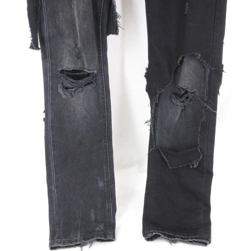RAF SIMONS ラフシモンズ デニムパンツ 192-311-10134 DESTROYED RAF SIMONS ラフシモンズ デニムパンツ 192-311-10134 DESTROYED