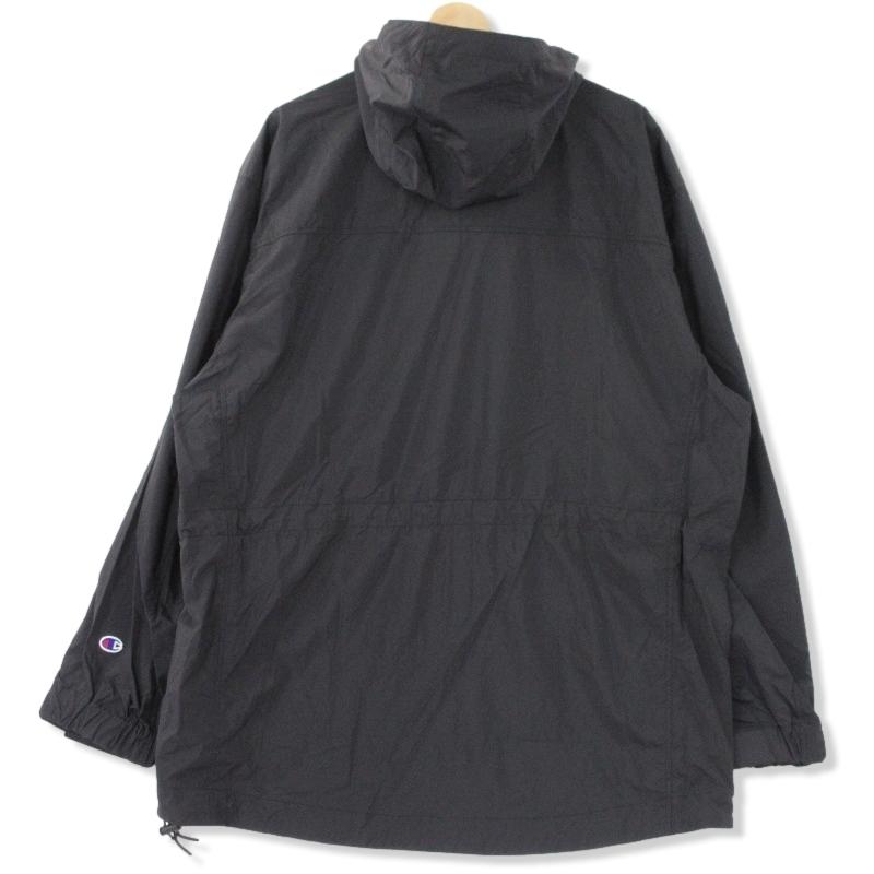 未使用 Champion BLACK EDITION チャンピオン ブラックエディション HOOD ZIP JACKET C3-T609 21SS マウンテンパーカ 黒 L メンズ 中古 ...