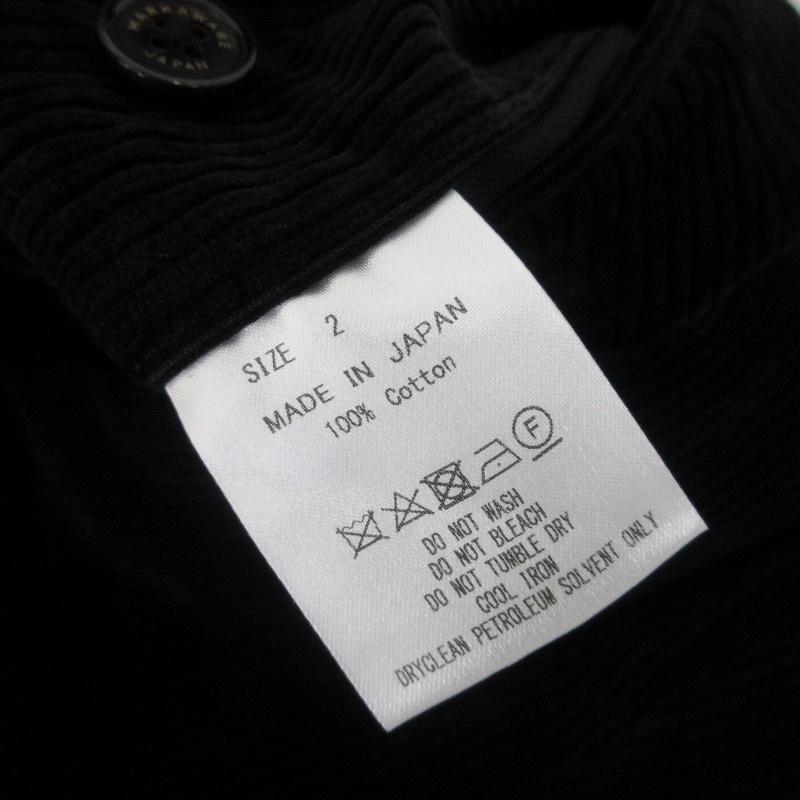 MARKAWARE マーカウェア コーデュロイパンツ A20C-06PT02C TROUSERS 2020AW 9W ワイド トラウザー スラックス 黒 2 メンズ 中古 70012201 ...