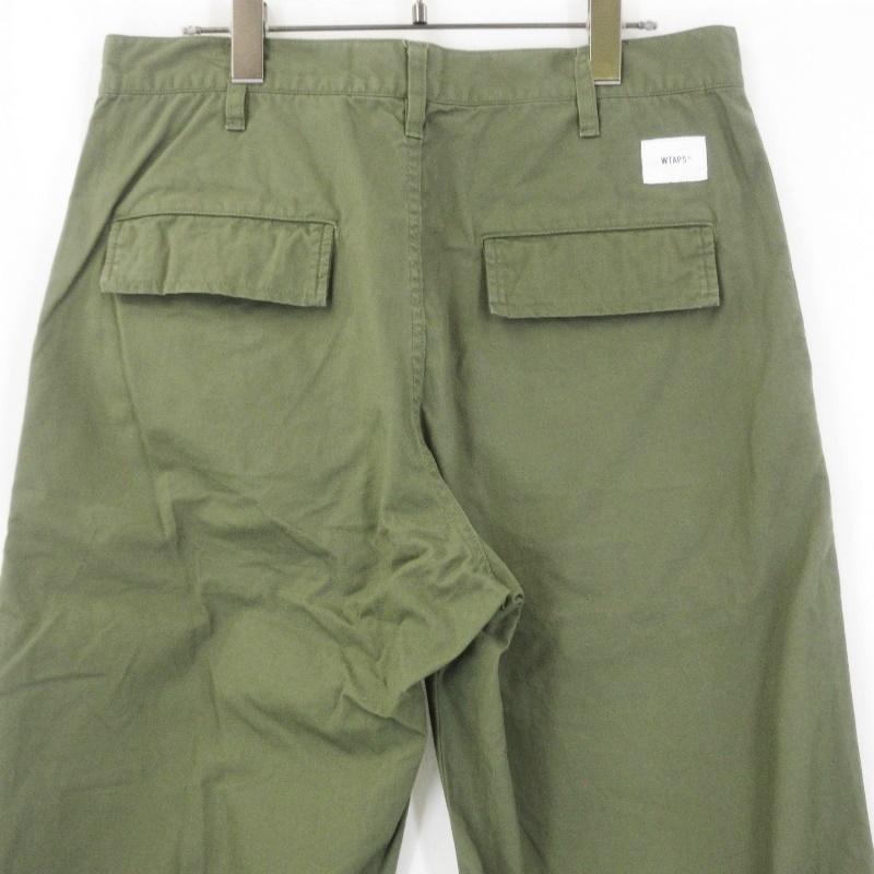 WTAPS ダブルタップス トラウザーパンツ 182WVDT-PTM01 ブー二ー リップストップ BOONIE 01 ワークパンツ 18AW オリーブ 2 70013068 : クラシック ...