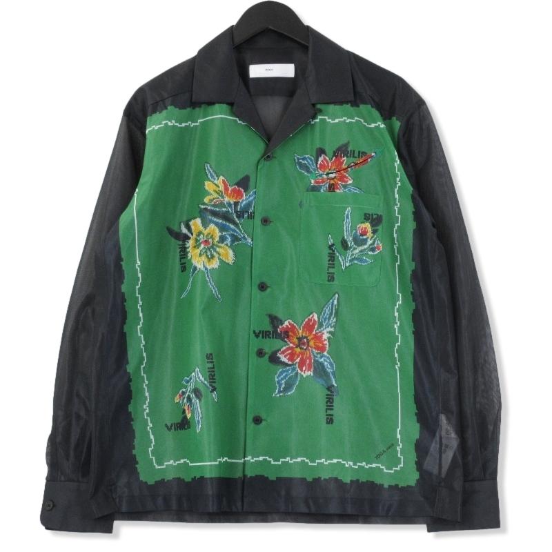 TOGA VIRILIS トーガ ビリリース 長袖オープンカラーシャツ 19SS TOGA VIRILIS トーガ ビリリース 長袖オープンカラーシャツ 19SS