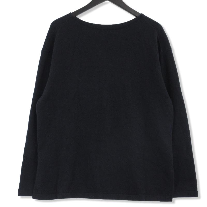 COMOLI コモリ カシミヤ ボートネックニット Q03-06005 プル COMOLI コモリ カシミヤ ボートネックニット Q03-06005 プル