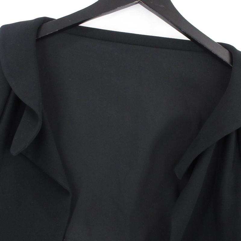 FOXEY NEW YORK フォクシーニューヨーク 襟付き ボレロ 29315 レディース 日本製 ブラック 黒 40 70014130 ...