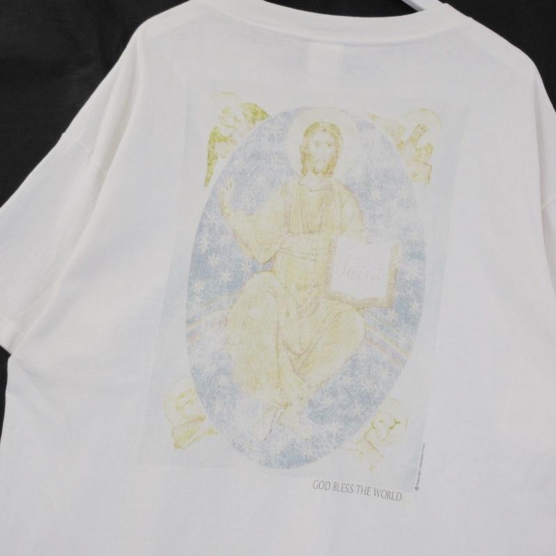 SAINT MICHAEL セントマイケル 半袖Tシャツ SM-A22-0000-007 SS TEE HOLY MOTHER ホワイト 白 XXL 70014301 :70014301 ...