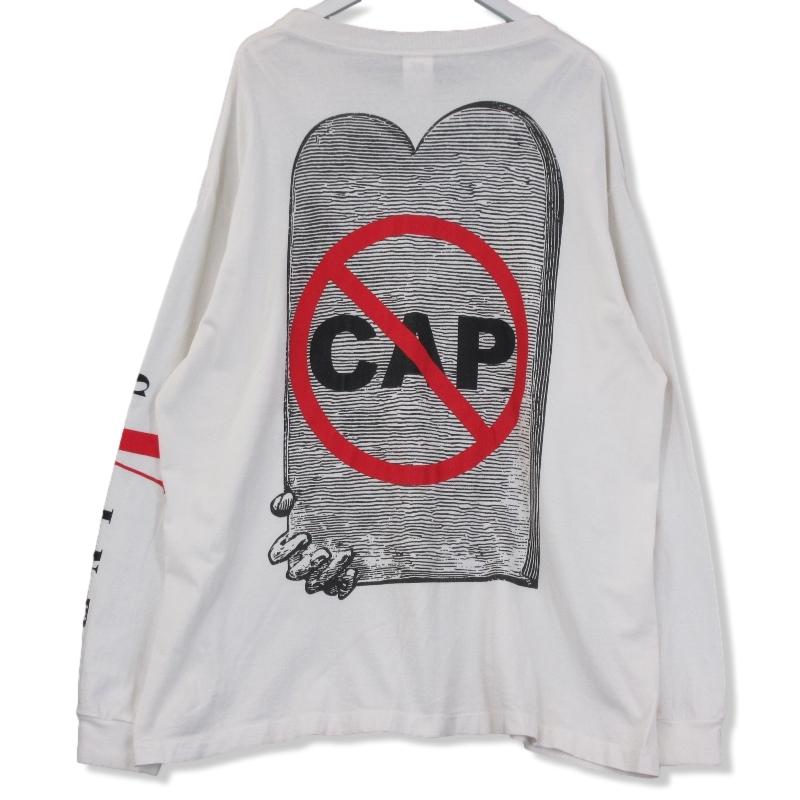 SAINT MICHAEL セントマイケル ヴィーロン 長袖Tシャツ SM-S22-0000-069 LONG SLEEVE T-SHIRT VLONE ホワイト 白 XXL 70014302 ...