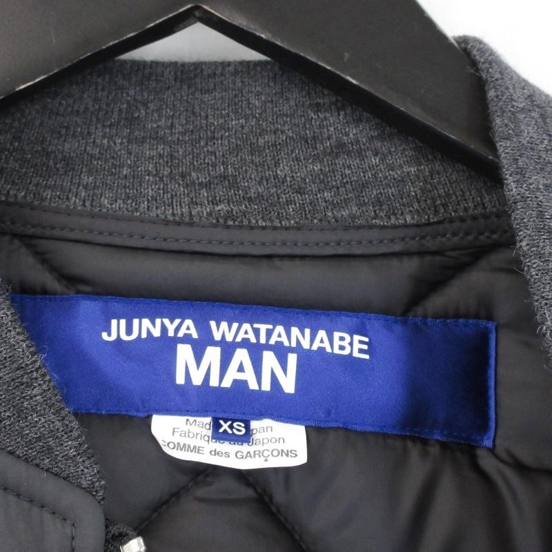 未使用 JUNYA WATANABE MAN ジュンヤ ワタナベ マン ナイロンリップストップキルティング WL-J034-051-1-1 日本製 グレー XS 70014850 ...
