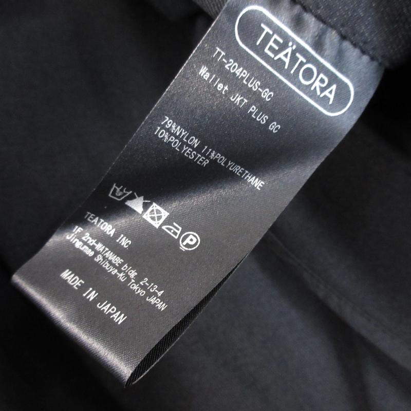 美品 TEATORA テアトラ WALLET JKT PLUS GHOST CODE TT204PLUS-GC ウォレットジャケット保管上のにおい有 SHADOW 2 タグ付き ...