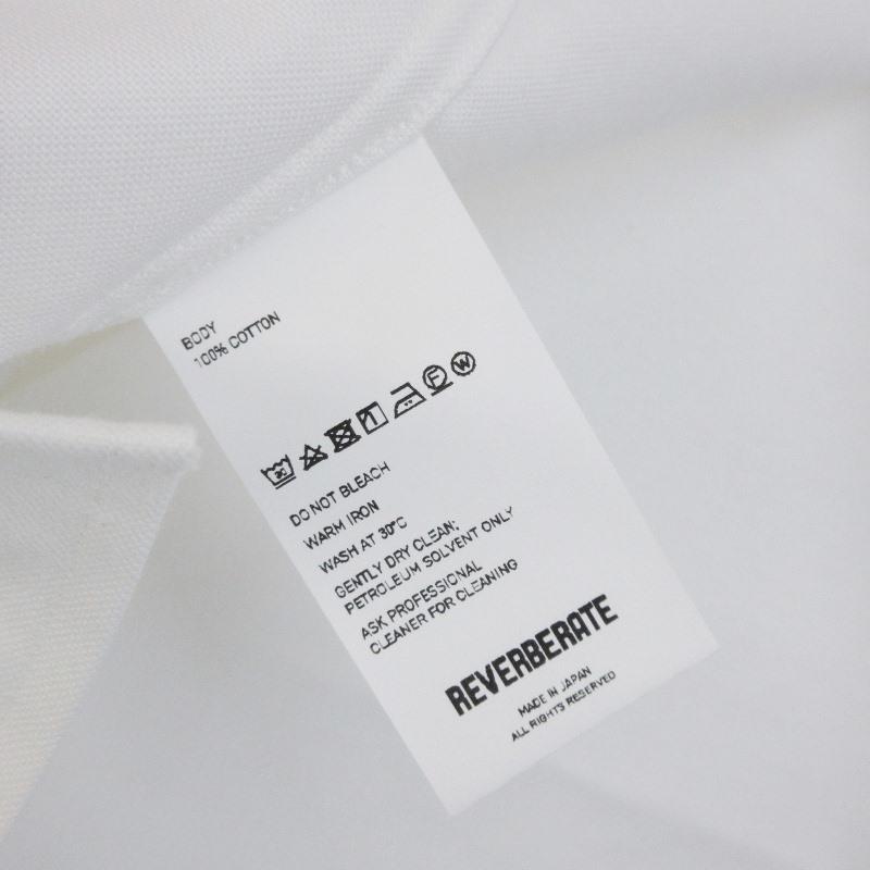 未使用 REVERBERATE リバーバレイト 長袖シャツ FLOATING SHIRT OXFORD コットン オックスフォード ホワイト ...