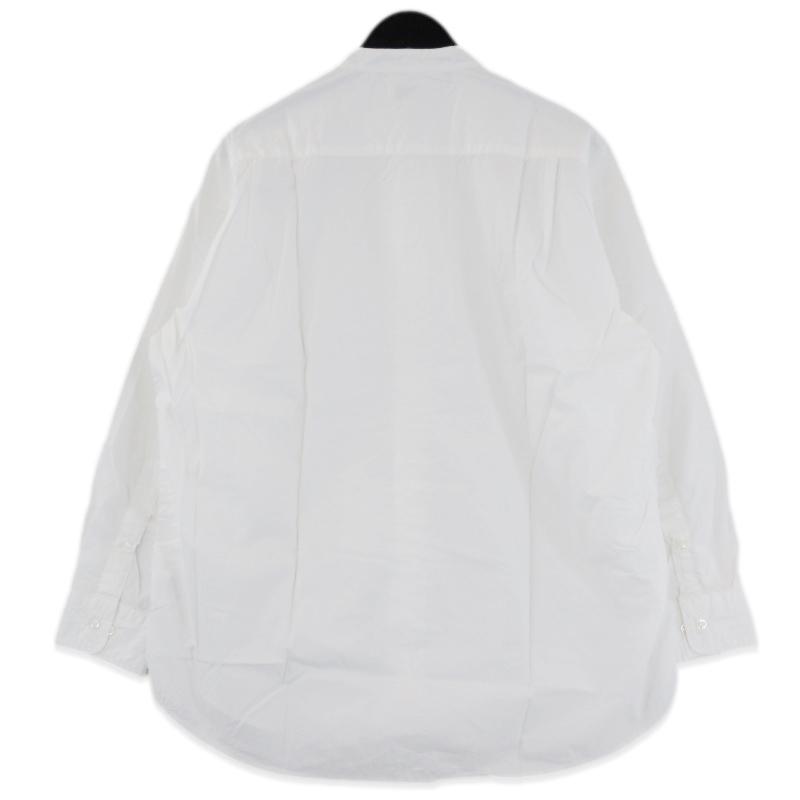 未使用 CIOTA シオタ 21AW バンドカラーシャツ SHLM-102L-PWH 未使用 CIOTA シオタ 21AW バンドカラーシャツ SHLM-102L-PWH