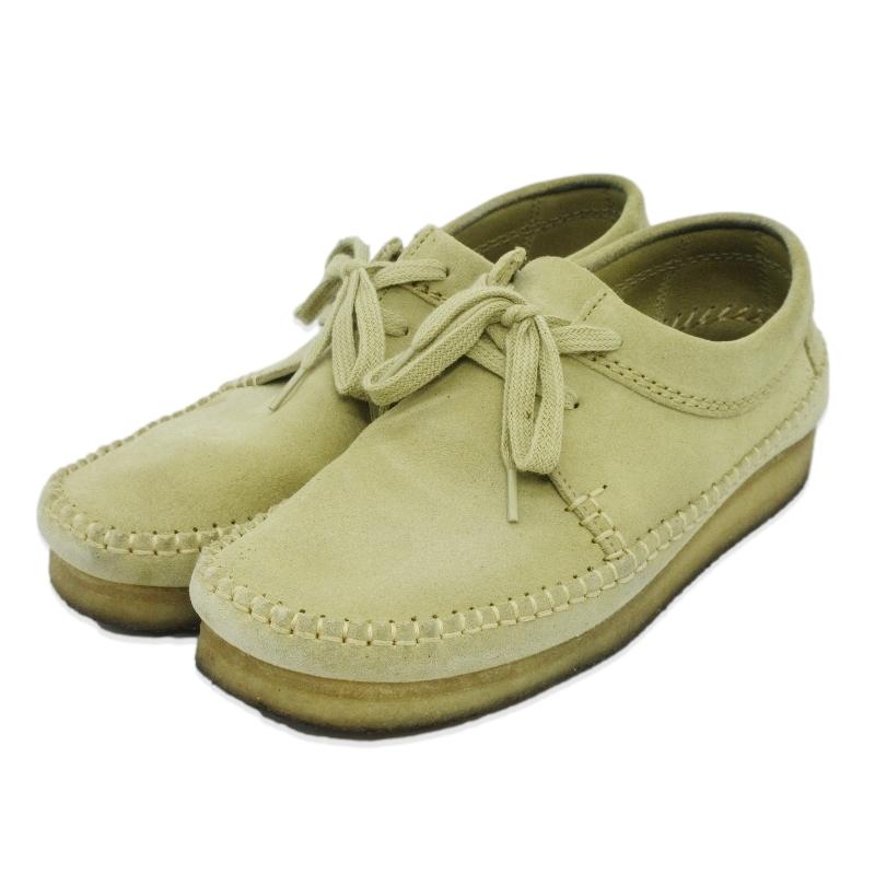 Clarks クラークス 25cm モカシンシューズ WEAVER ウィーバー クレープソール メープル スエード UK7G ベージュ 70016322 : クラシック - 通販 ...