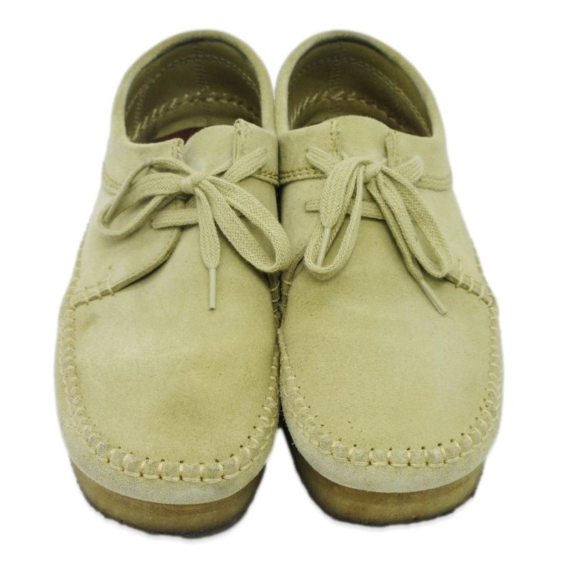 Clarks クラークス 25cm モカシンシューズ WEAVER ウィーバー クレープソール メープル スエード UK7G ベージュ 70016322 : クラシック - 通販 ...