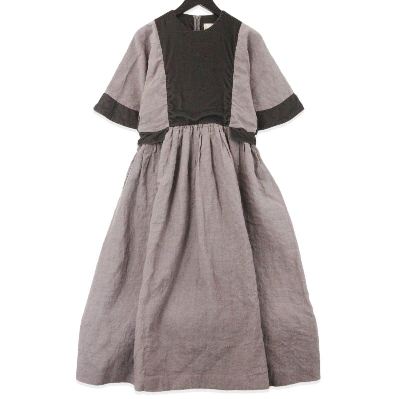 DOUBLE MAISON ドゥーブルメゾン 半袖ワンピース DM-028-14-2 DOUBLE MAISON ドゥーブルメゾン 半袖ワンピース DM-028-14-2