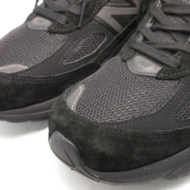 New Balance 美品 ニューバランス 26.5cm U990BB6 U990 V6 USA製 トリプルブラック スエード MADE ...