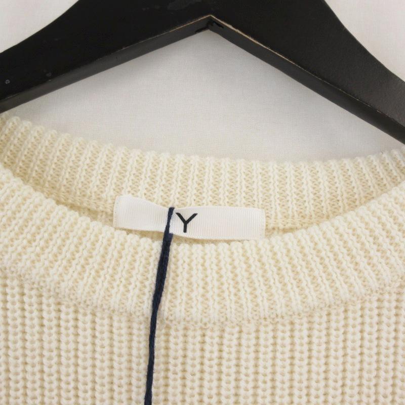 未使用 Y ワイ NON MULESING WOOL P/O 165-4260367 ノン ミュールジング ウール クルーネックニット ...