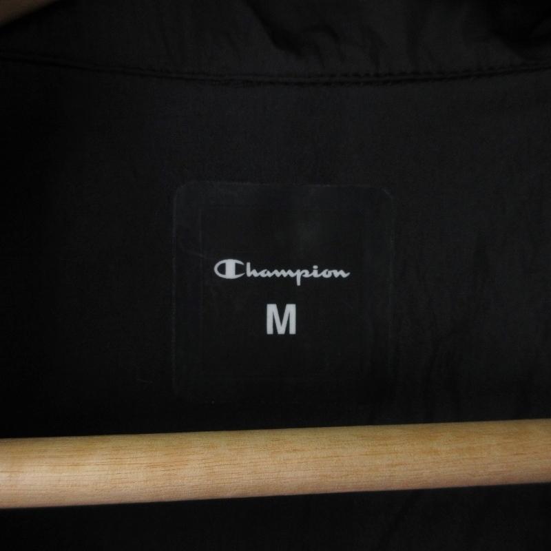 未使用 Champion BLACK EDITION チャンピオン HOOD ZIP JACKET C3-T609 ジップアップジャケット 21SS ブラック 黒 M メンズ 中古 ...
