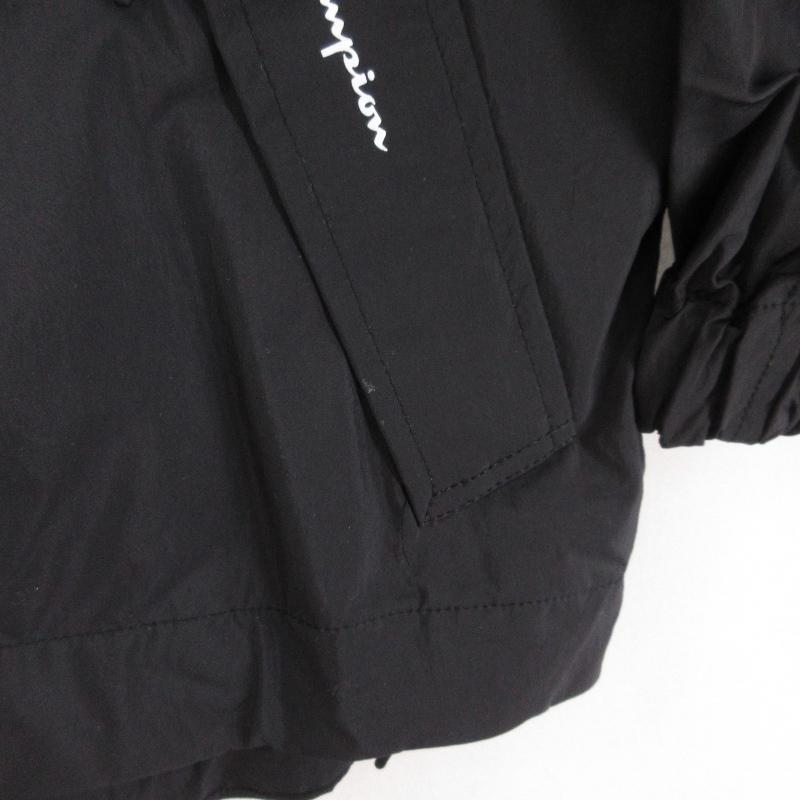 未使用 Champion BLACK EDITION チャンピオン HOOD ZIP JACKET C3-T609 ジップアップジャケット 21SS ブラック 黒 M メンズ 中古 ...