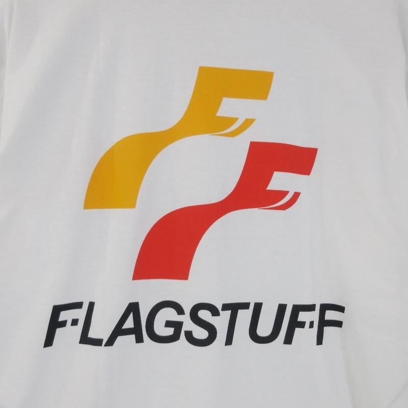 未使用 FLAGSTUFF フラグスタフ SHAKE F TEE 20SS-FS-62 半袖Tシャツ プリント フラッグスタッフ ホワイト 白 L タグ付き メンズ 中古 71001973 ...