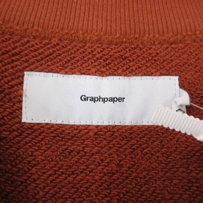 LOOPWHEELER for Graphpaper グラフペーパー ループウィラー RAGLAN SWEAT GU183-70128B ラグラン プルオーバー 橙 1 71003789 : ...