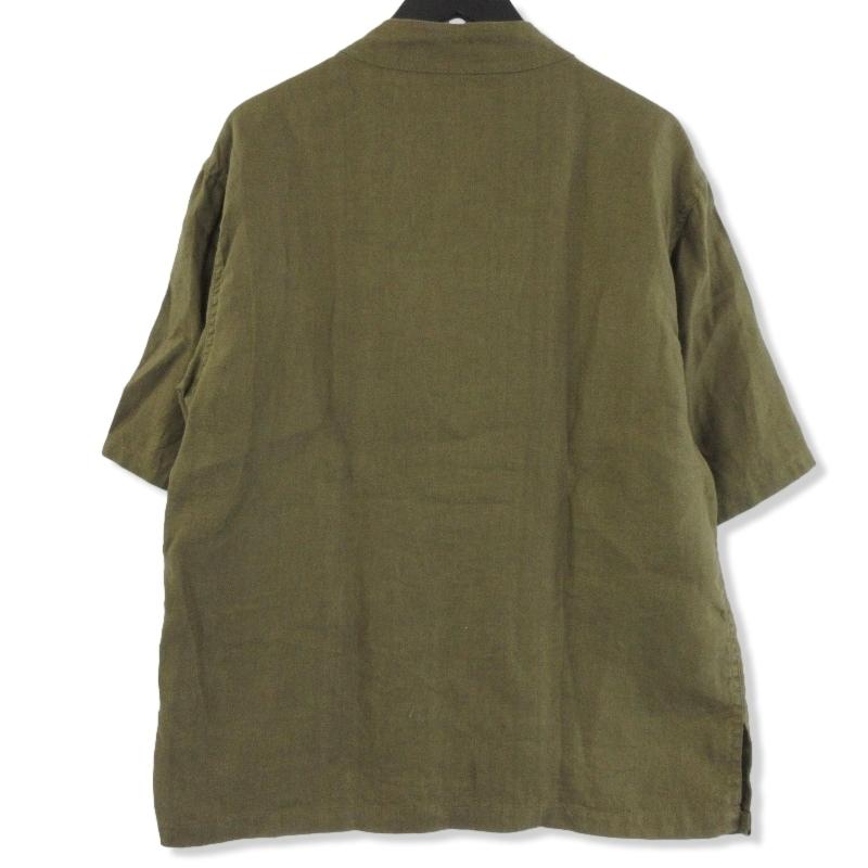 未使用 ANDFAMILY アンドファミリー カンフー 半袖シャツジャケット JKH-1906565 KFU LINEN H-JACKET ...