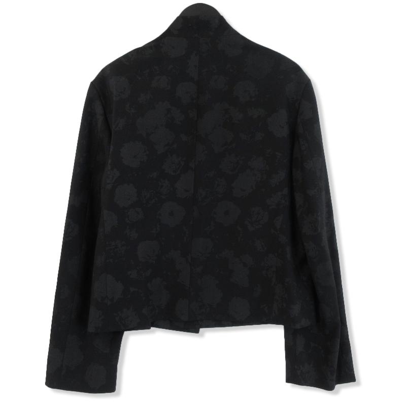 良品 LAD MUSICIAN ラッドミュージシャン W LAD MUSICIAN ROSE MIX KIMONO SHORT JACKET ダブルブレストジャケット 黒 42 ...