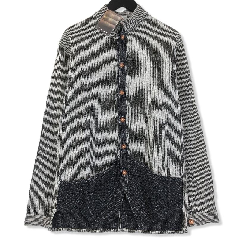 未使用 Tender Co. テンダー 長袖シャツ Type 461 ベイストポケットシャツ BASTE POCKET SHIRT インディゴ ...