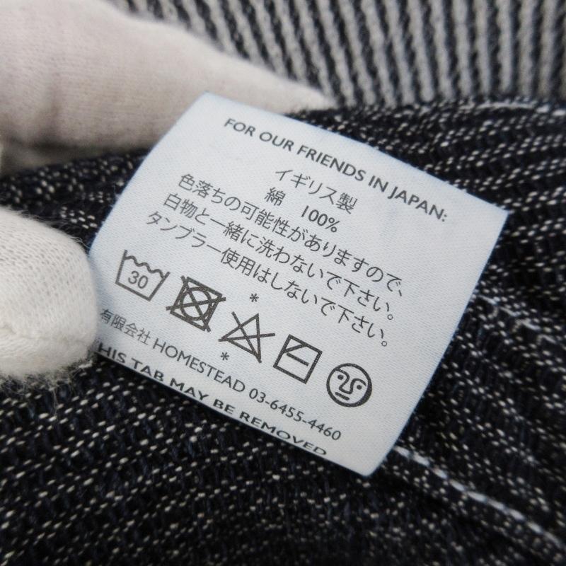 未使用 Tender Co. テンダー 長袖シャツ Type 461 ベイストポケットシャツ BASTE POCKET SHIRT インディゴ ...