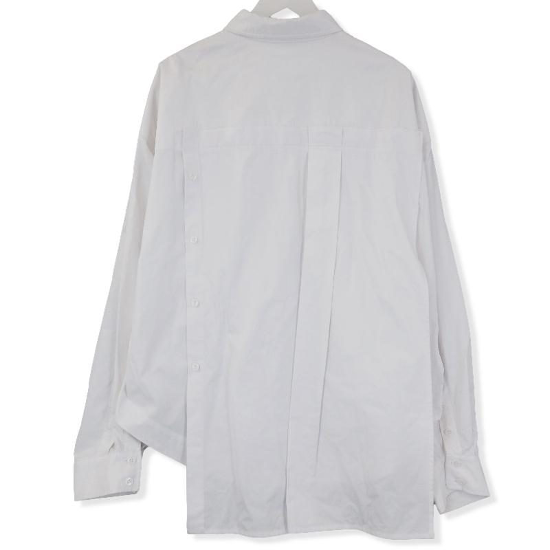 ADER ERROR アーダーエラー 長袖ボタンダウンシャツ 19ASSSH02WH3 19SS コットン 比翼 ホワイト 白 FREE 71004076 :71004076:クラシック ...