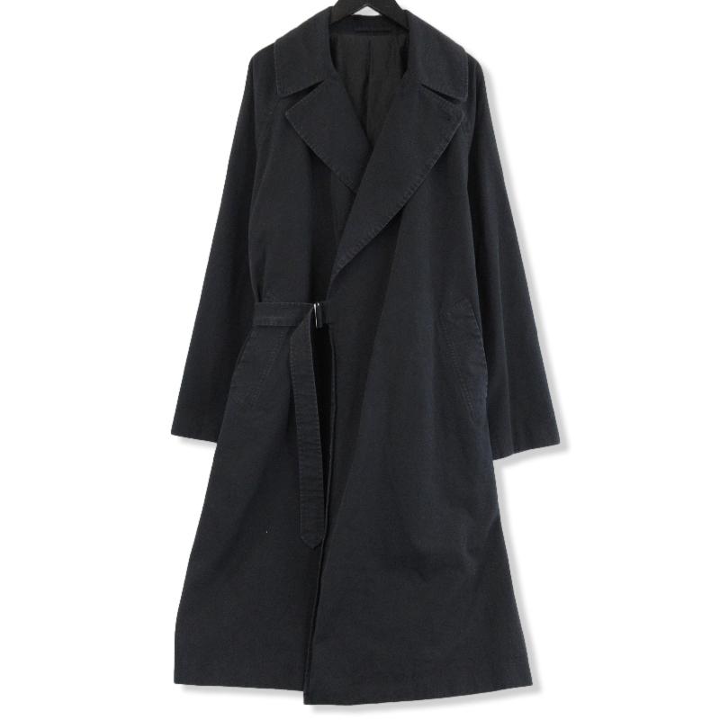 良品 COMOLI コモリ ウォッシュド タイロッケンコート V01-04008 22SS WASHED TIELOCKEN COAT 洗い ...